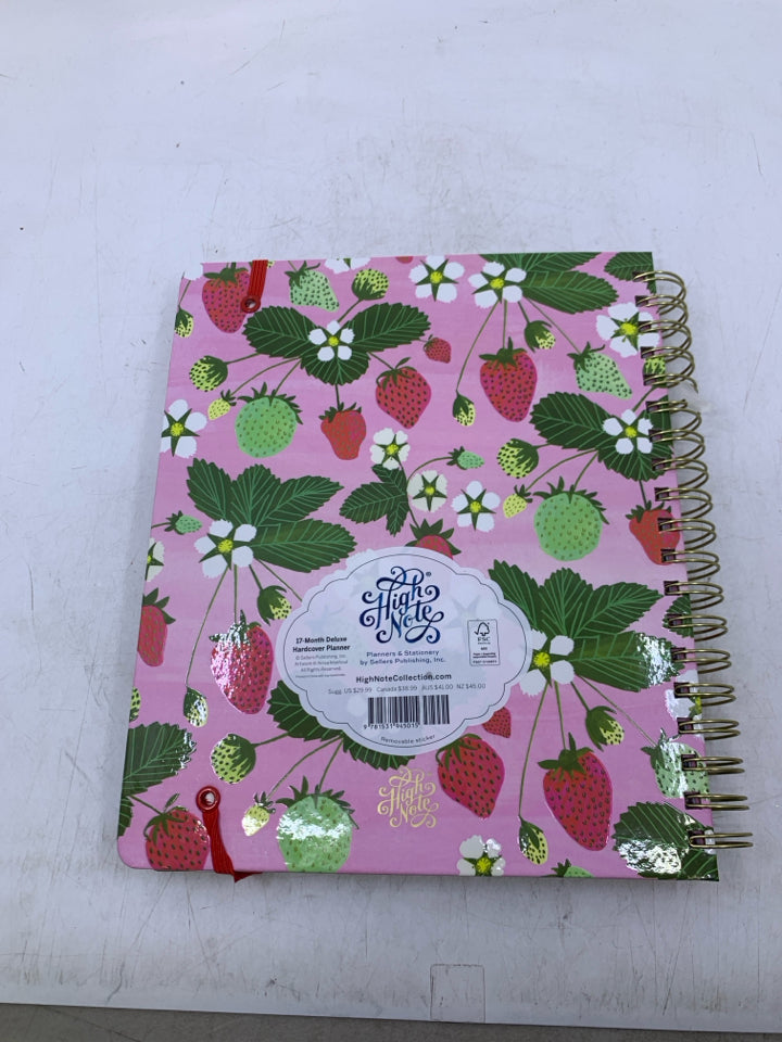 PINK W/ STRAWBERRIES 2026 CALLENDER.